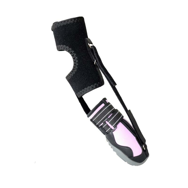 Корректирующий бандаж для собак при падении лапы, Черные гвоздики - L