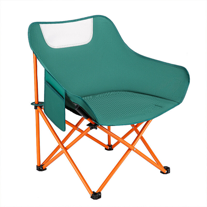 Стул складной Hongyu Outdoor Supplies "Лунный", металлический каркас, ткань Оксфорд, зеленый