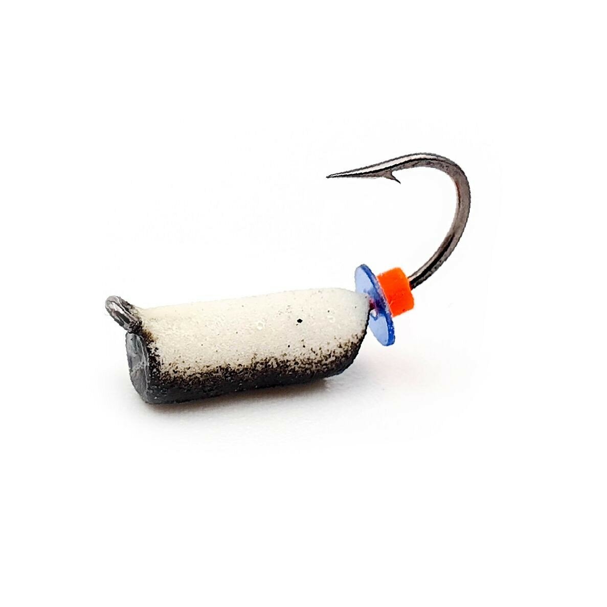 Wormix мормышка Столбик фосфорный черный №2,5 0,6 г для льда и ловли окуня.