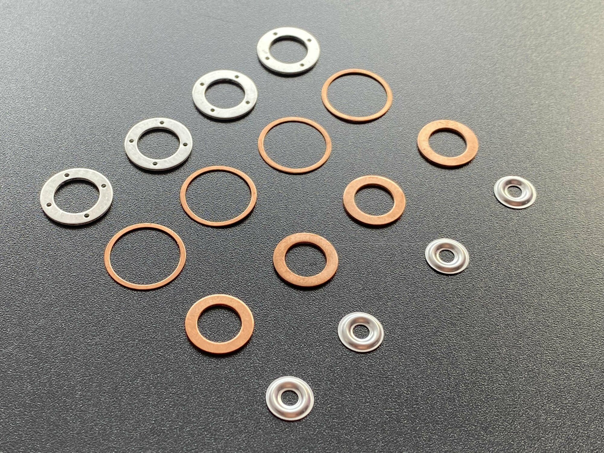 Комплект колечек топливной форсунки на 4 штук Kia Bongo DIESEL