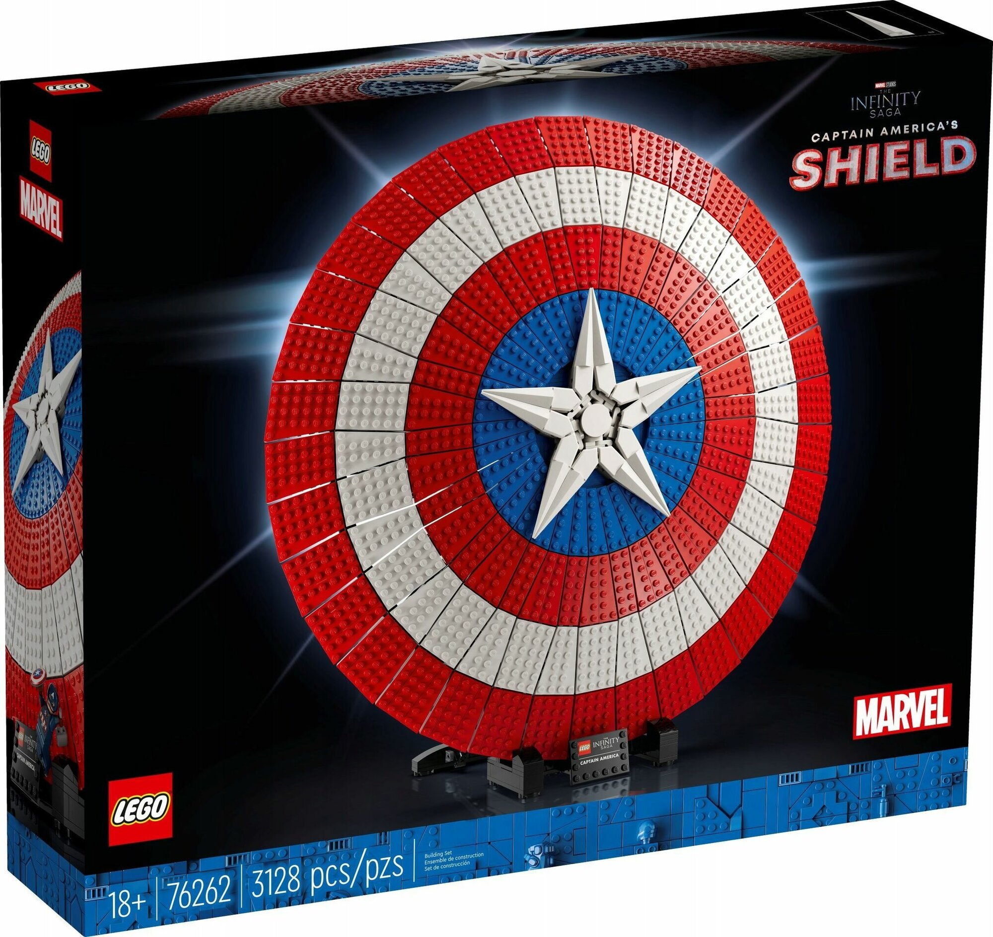 Конструктор LEGO Marvel 76262 Captain America's Shield, 3128 дет.