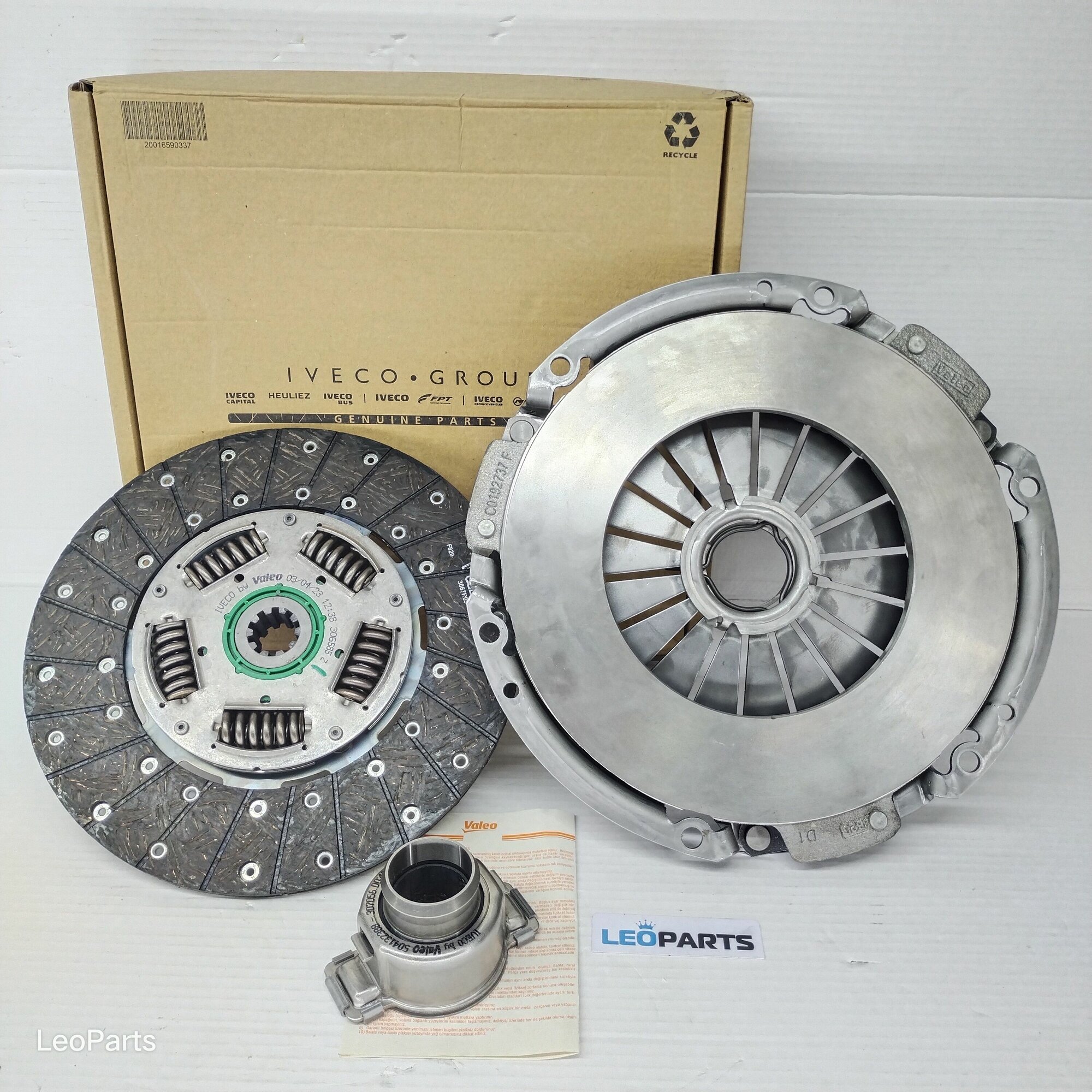 Комплект сцепления Ивеко Дейли Оригинал 2.8 - 3.0 HPI 146 Л. С / 500054748 IVECO DAILY Сцепление Деили / 500054748; 504072768; 2996089; 2994020; 2996625; 2996268; 2995776 FIAT