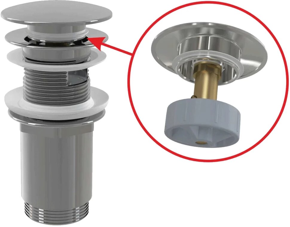 Донный клапан AlcaPlast A392C