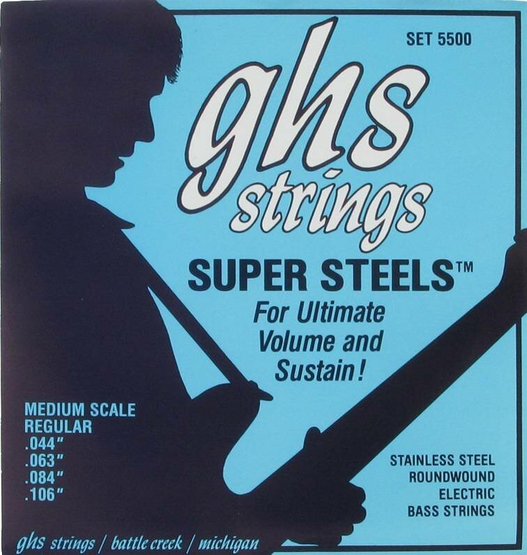 Струны для бас-гитары GHS Strings 5 500