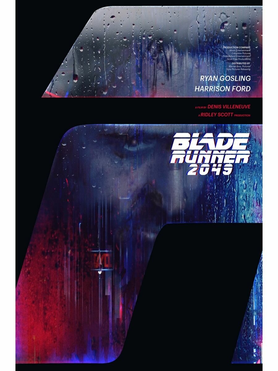 Постер "Бегущий по лезвию 2049. Поиск Рика Декарда"