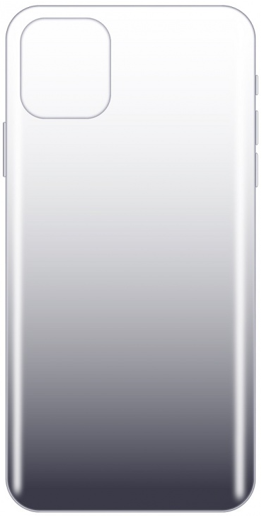 Чехол-накладка Protective Case с градиентом LuxCase для Apple iPhone 11 Pro Max (Черный)