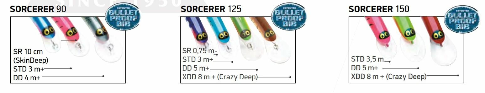 Воблер Halco SORCERER 90, DD+STD, #H85 — фото 1