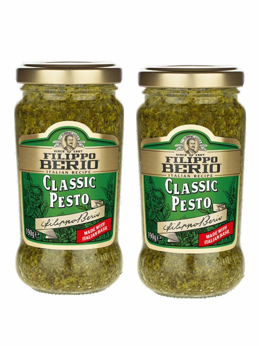 Соус Песто с базиликом Filippo Berio 190 г*2шт
