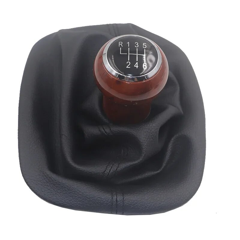 Рычаг переключения передач, кожаный чехол для рычага переключения передач для Audi A6 2 II (C5) 1997-2005 6 speed black