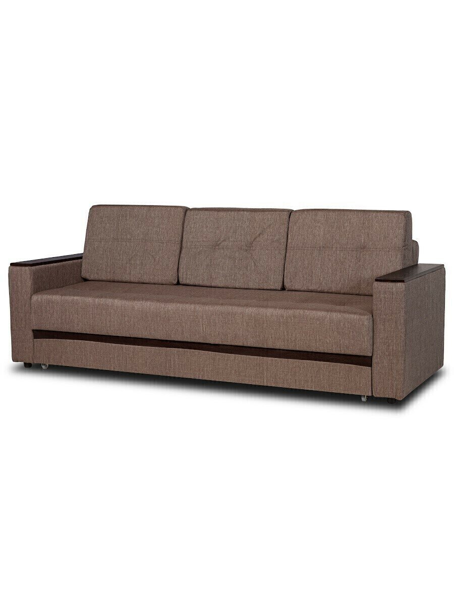 Диван-кровать Кембридж бежевый двуспальный раскладной для дома, Divan24