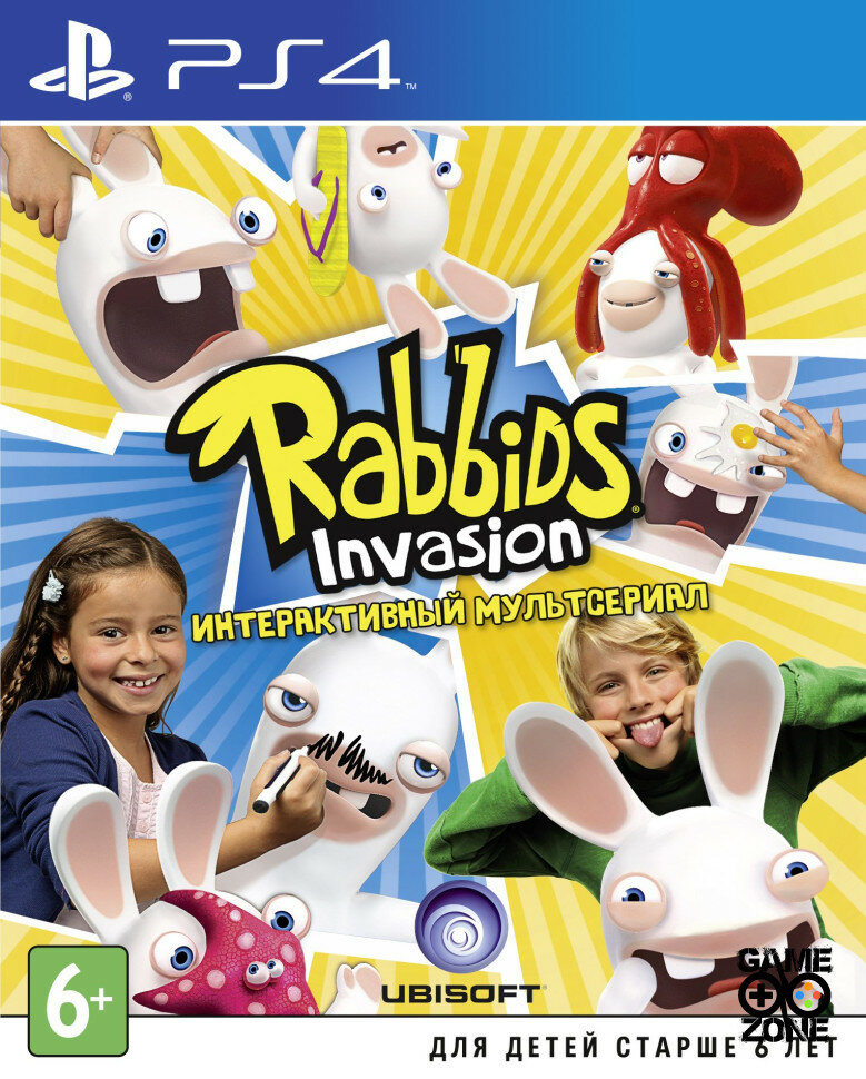 Игра Rabbids Invasion (PS4) б/у, Полностью Английский
