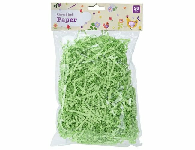 Декоративный наполнитель для подарочной упаковки, зеленый, 50 г, Koopman International