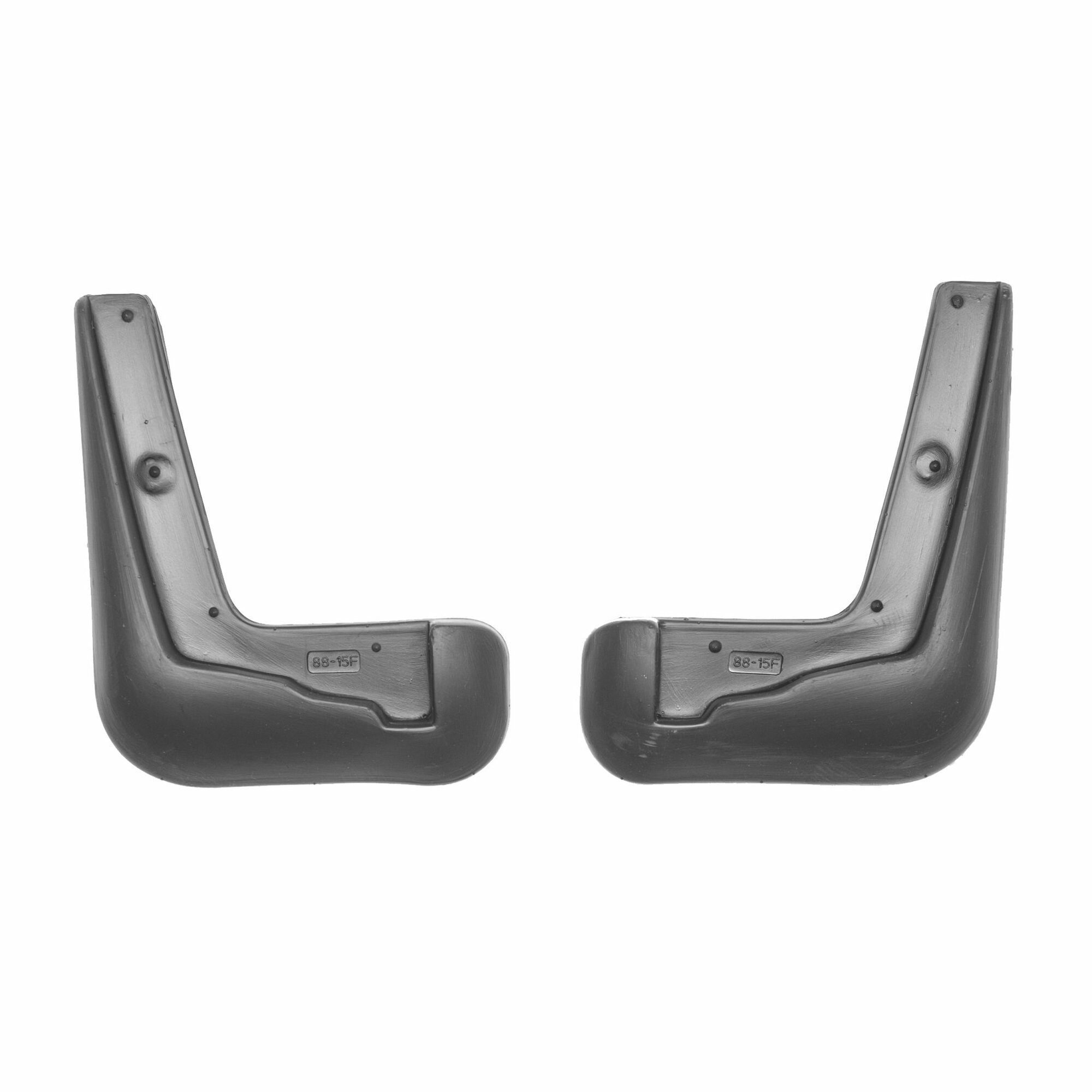 Брызговики Norplast для Toyota Corolla в кузове седан, плоские, Черные, 2013-2019 арт. NPL-Br-88-15F