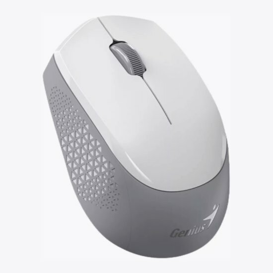 Двухрежимная беспроводная бесшумная мышка Genius NX-8000S BT белая (31030034400)
