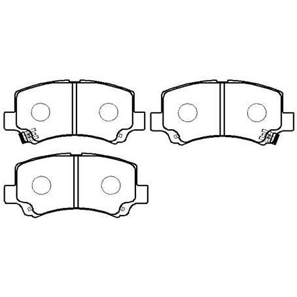 HSB HP5138 колодки тормозные дисковые chery: a113