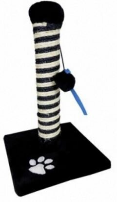 Papillon Когтеточка "Эко-Столбик" черная, 25*25*43см