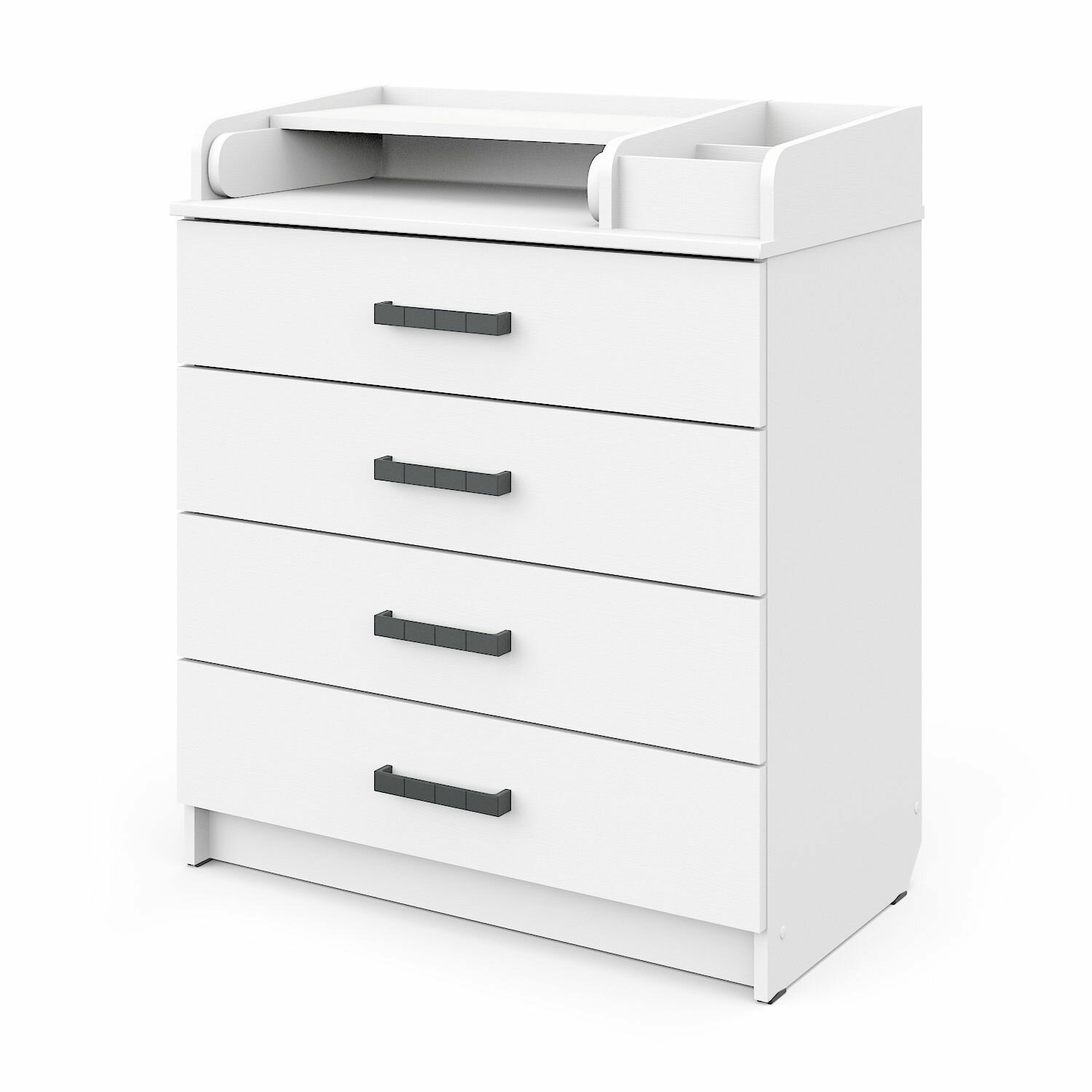 Пеленальный комод для новорожденных Атон Мебель Сириус-2 Marvin Белый