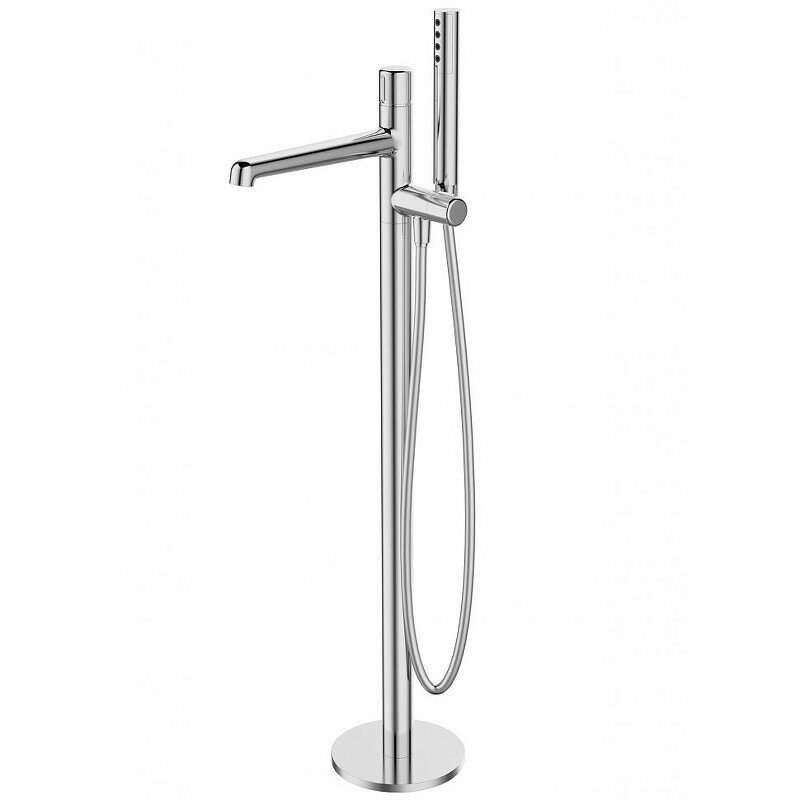 Смеситель для ванны BelBagno Uno UNO-FMT-CRM Хром латунь на пол