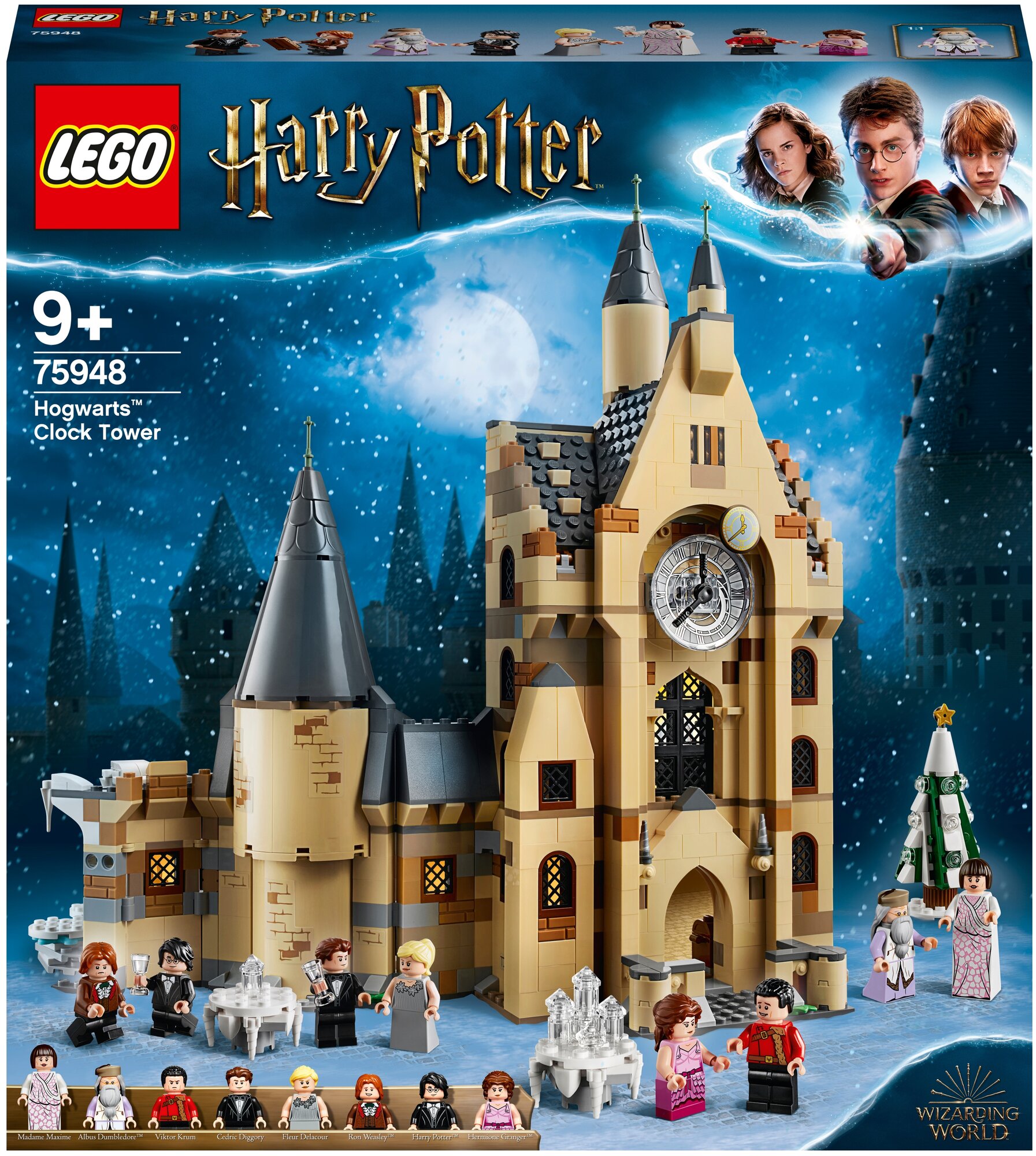 Конструктор LEGO Harry Potter 75948 Часовая башня Хогвартса, 922 дет.