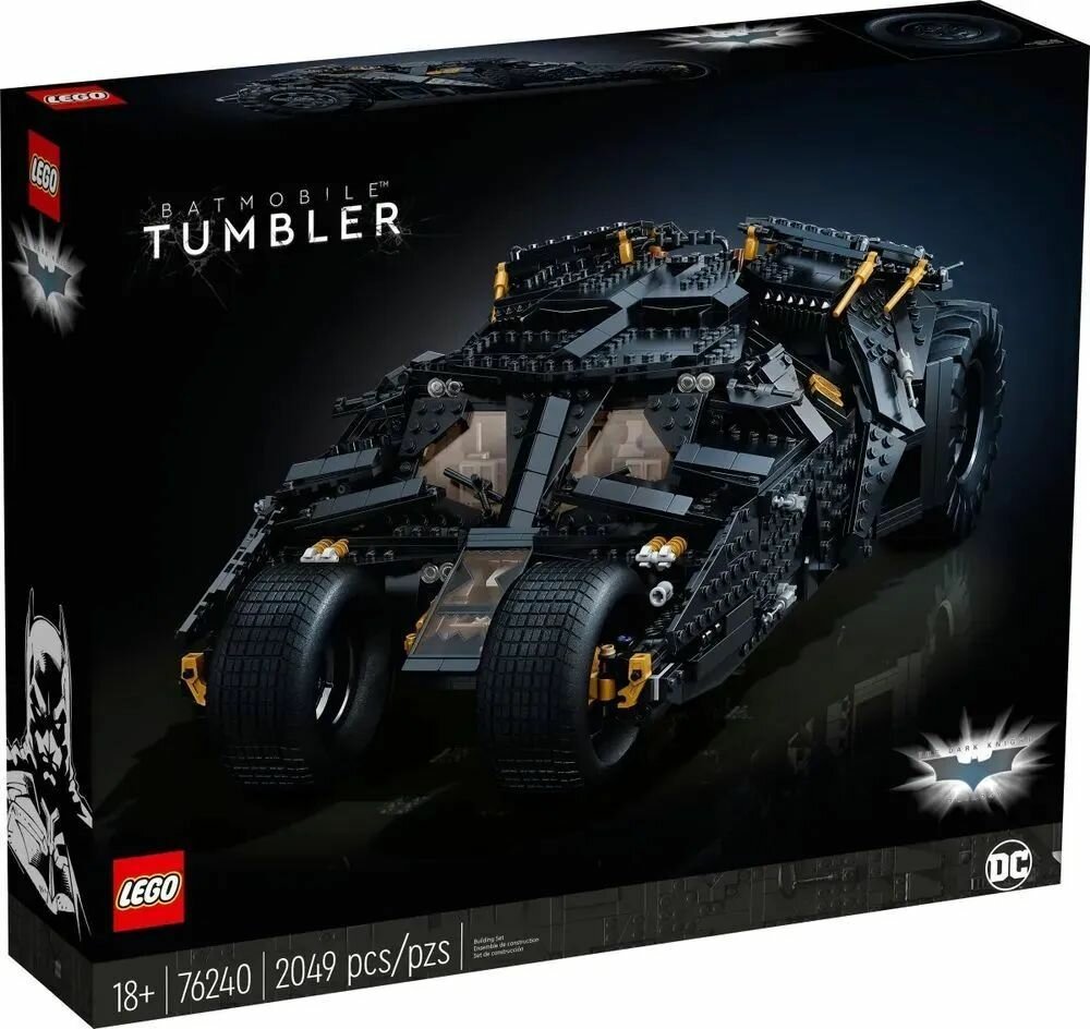Конструктор LEGO DC Comics Super Heroes 76240 Бэтмобиль Тумблер, 2049 дет.
