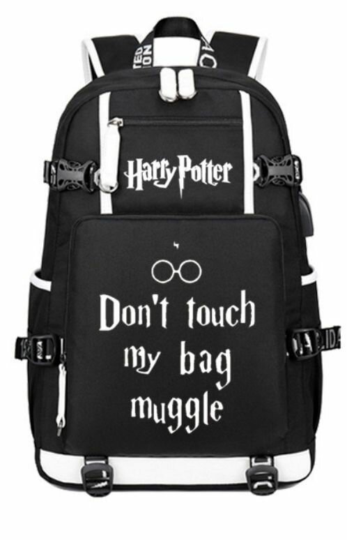 Рюкзак Гарри Поттер-Don t touch my bag, muggle! - Светится в темноте!