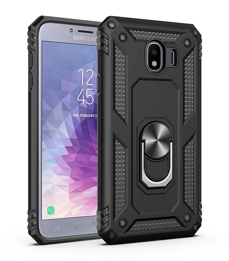 Черный противоударный чехол Samsung Galaxy J4 2018