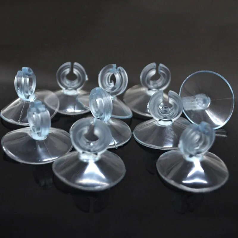 Держатели воздушных трубок ZHIYANG, 4/5 мм, 10 шт. Серебряный, transparent