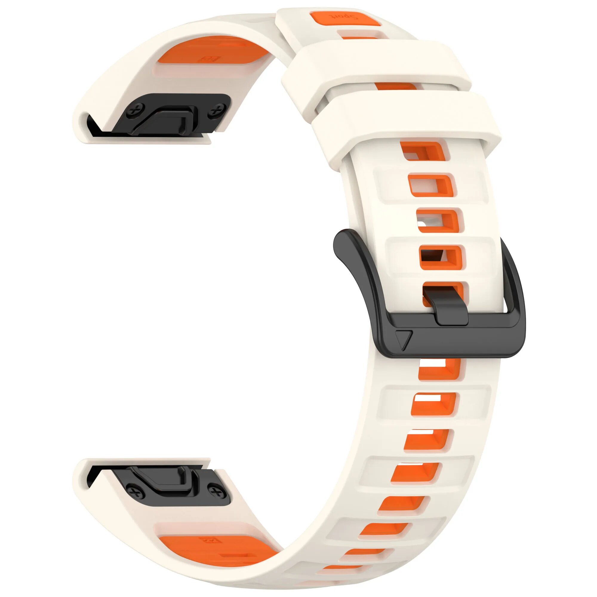 Силиконовый ремешок для Garmin Fenix, Starlight orange