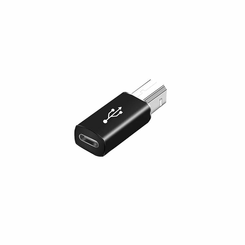 Адаптер USB C - USB B 2.0 OllyMurs Black