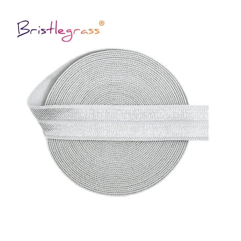 Bristlegrass резинка для волос, Silver Grey, 5 Yards