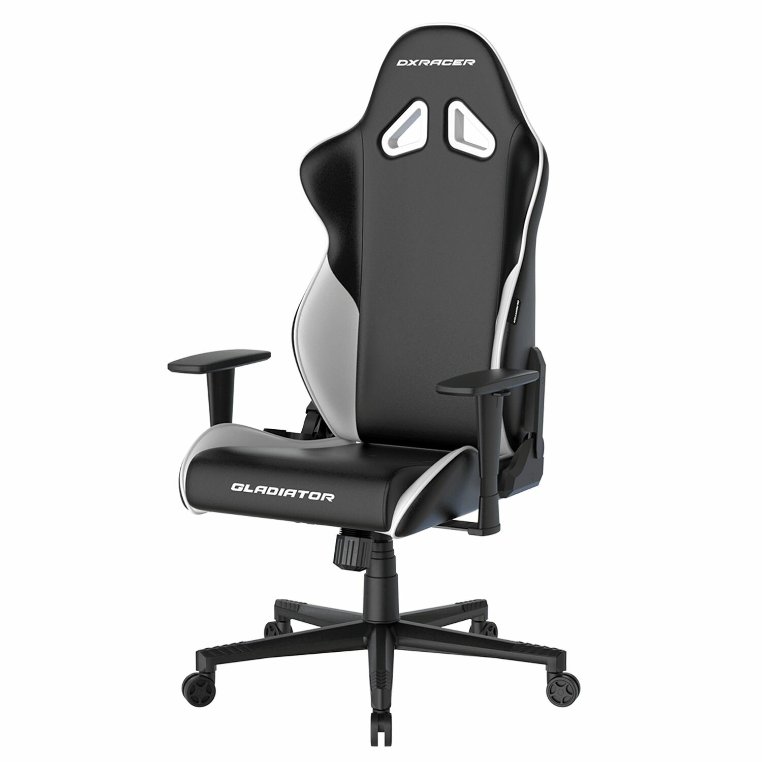 DXRACER Игровое компьютерное кресло GLADIATOR OH/G2300/NW, черный/белый