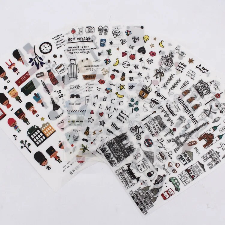 Канцелярские наклейки Mengtai
