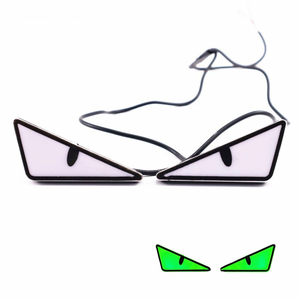 Светодиодные фары для мотоцикла "Глаза монстра"