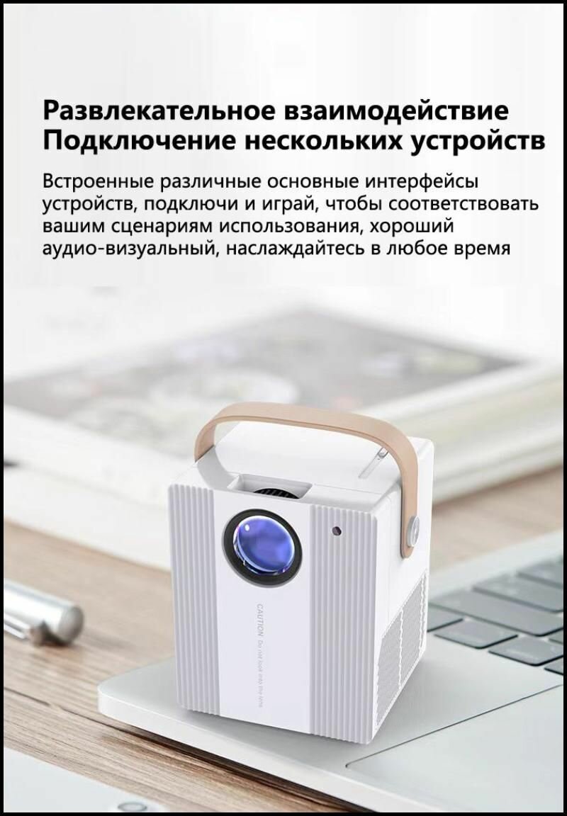 4K Мобильный Full HD мультимедийный портативный проектор домашний кинотеатр кинопроектор Android 9.0-DWEVDV-xdads