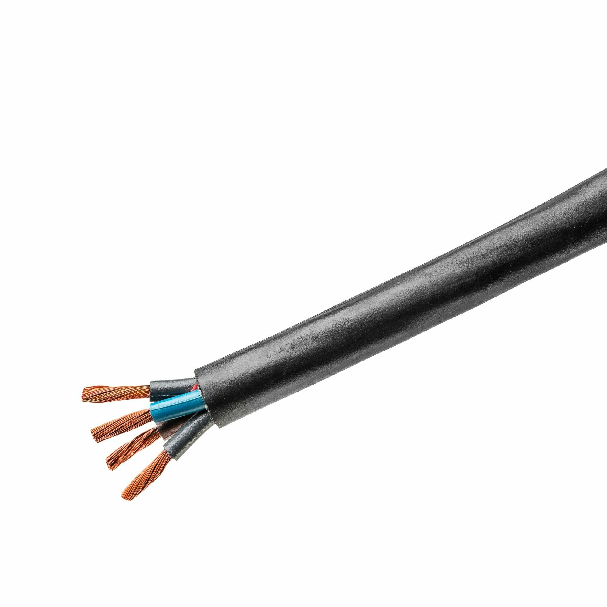 Кабель гибкий, морозостойкий КГтп ХЛ 4х6 мм2, 1м ГОСТ