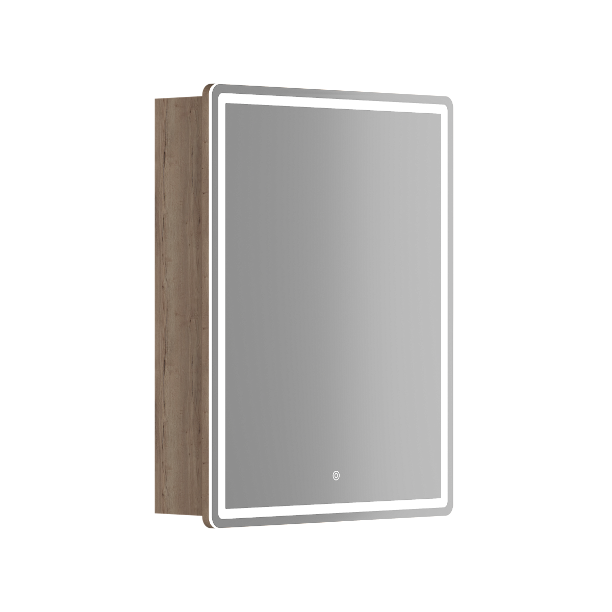 Зеркальный шкаф Sancos Mirror MI60EG дуб галифакс натуральный