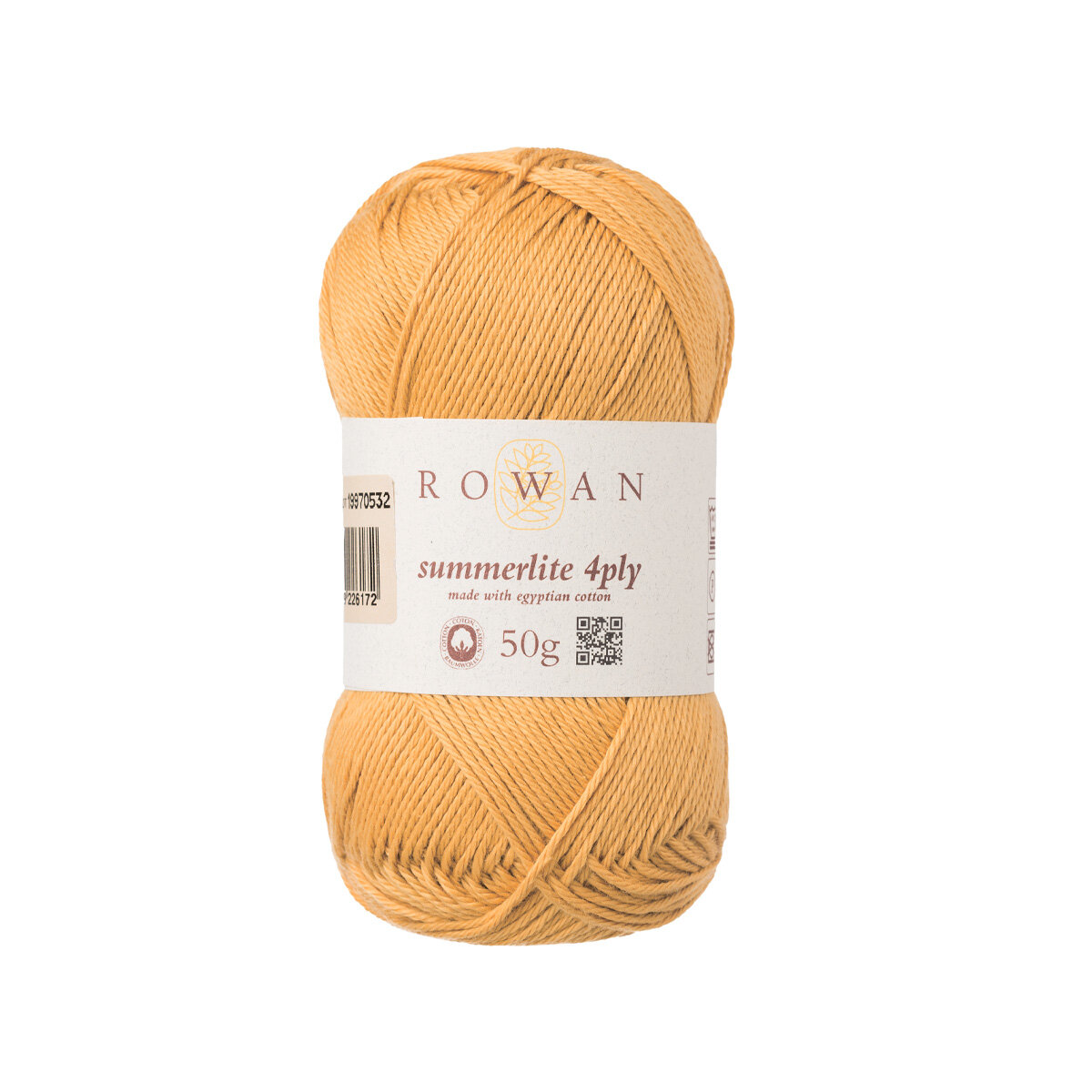 Summerlite 4ply /Саммерлайт 4-х ниточная/ пряжа Rowan, 9802179 (439, touch of gold (прикосновение золота), желтый)