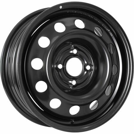 Колесный штампованный диск Евразиа тапо 54A45C R15x5.5 4x100 ET45 CB60.1 Black