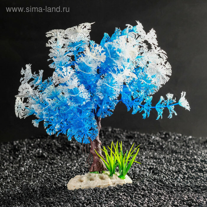 Растение искусственное аквариумное, 24×21×5 см