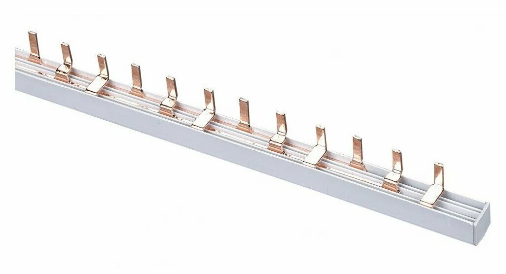 DEKraft ШС-101 Шина соединительная типа PIN (штырь) 3P до 63А (дл.1м)