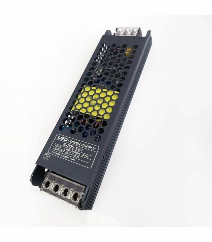 Блок питания 12Вт, 200 Ватт, IP 33