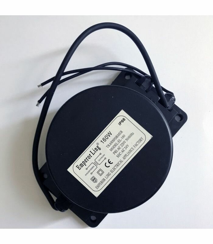Блок питания, 220-24 В АC, 160 Вт, влагозащищенный IP67. для светодиодной ленты и светильников