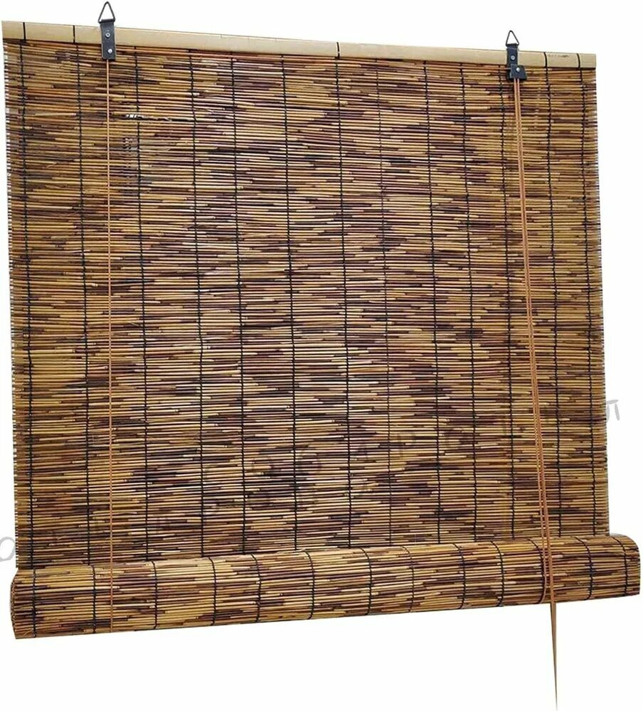 Римские шторы, 100% натуральные бамбуковые, ручной работы, 130 см x 250 см