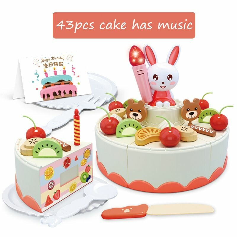 Детская кухня Игрушки для ролевых игр для мальчиков и девочек Игрушки для нарезки фруктов Игровой набор