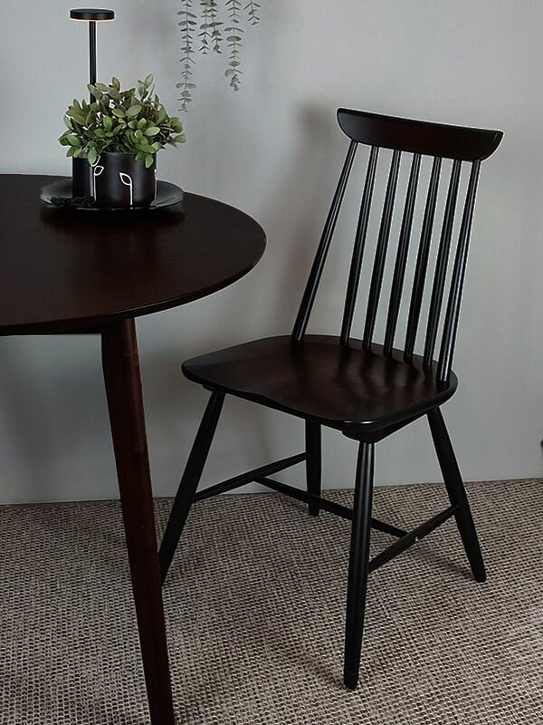 Стул "Викинг" (Венге), массив березы, жесткое сиденье, ЭкоМебель