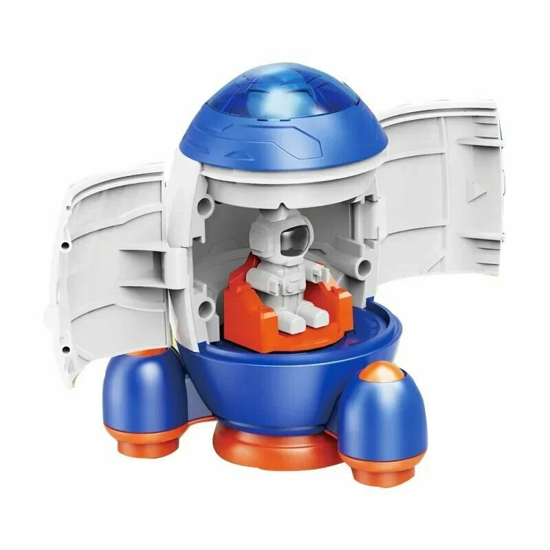 Детская игрушечная модель ракеты для развития моторики и воображения у детей 4-6 лет, прочная и безопасная