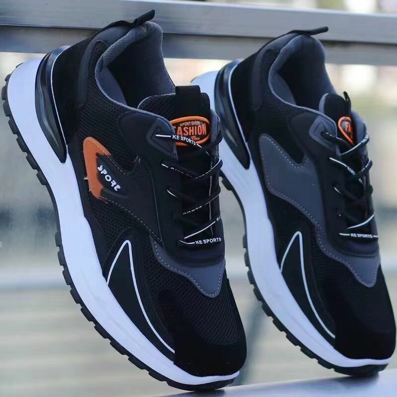 MOOCIE Мужская спортивная обувь, весна-лето, новые дышащие сетчатые кроссовки, мужская повседневная обувь, нескользящая мягкая подошва, кроссовки для папы