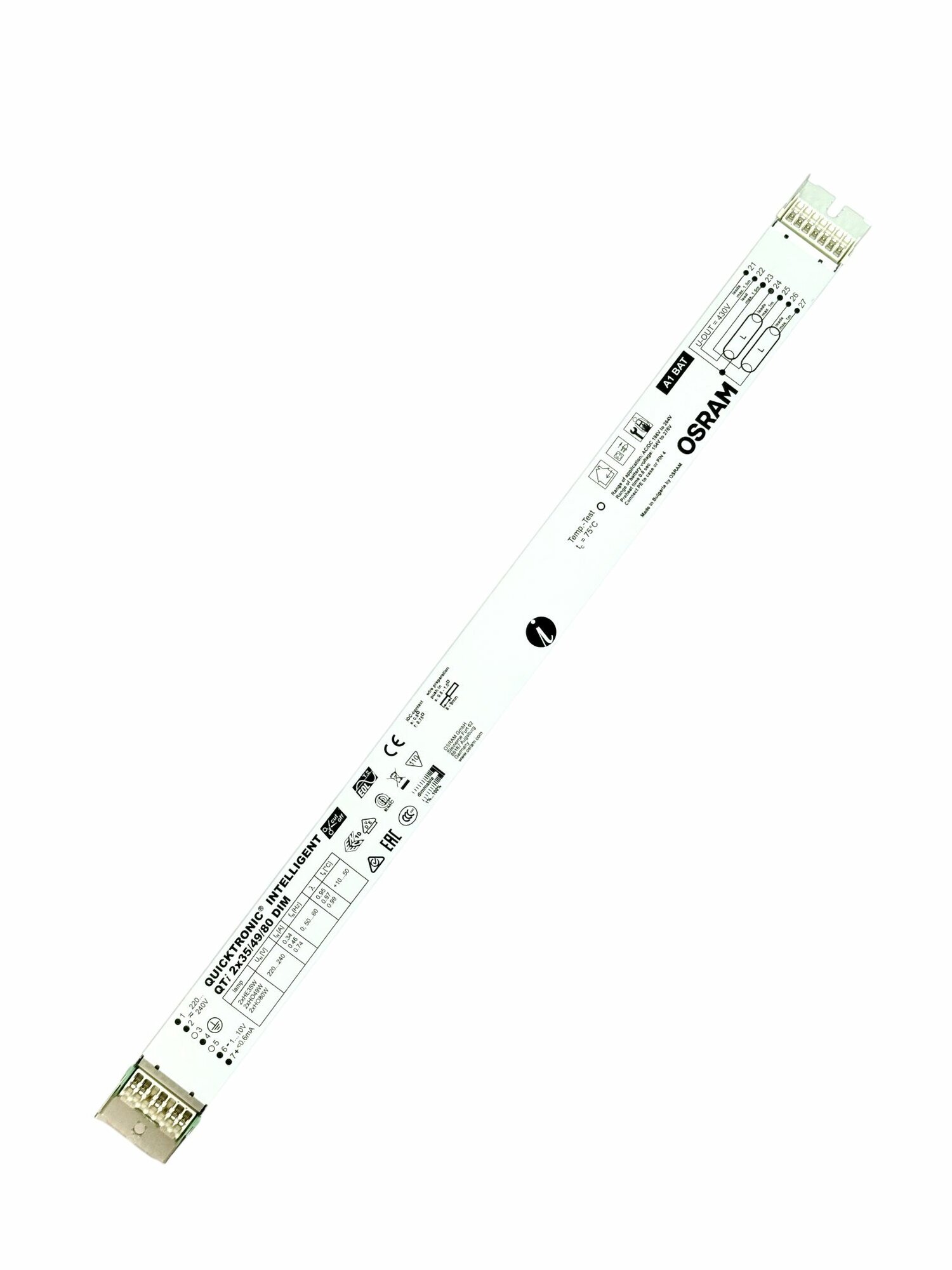 ЭПРА Osram QUICKTRONIC INTELLIGENT QTi 2x35/49/80 DIM