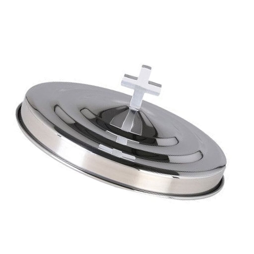 Крышка для подноса для причастия на 40 отверстий из нержавеющей стали предотвращает пыль и пролитие.