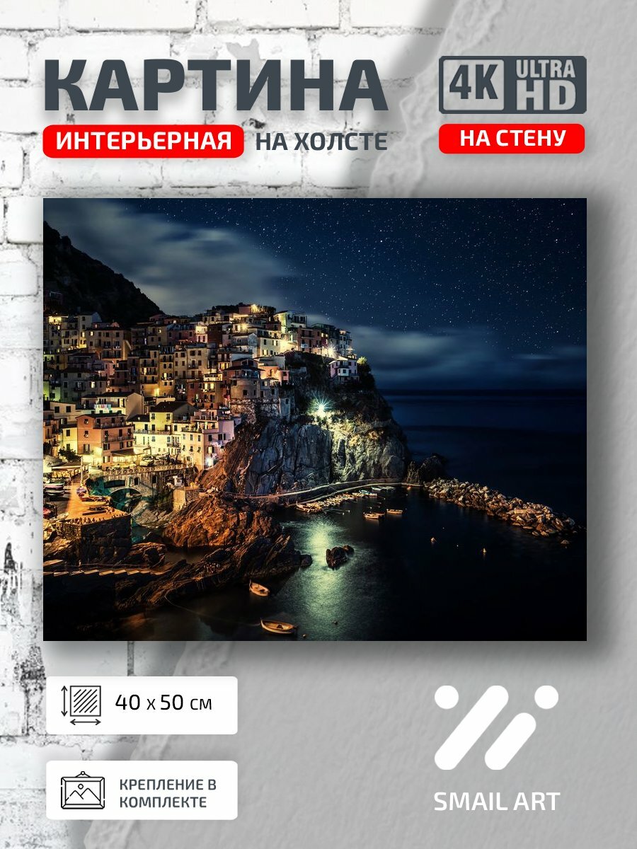 Картина на холсте интерьерная 40 на 50 на стену Море Landscape для спальни пейзаж интерьер